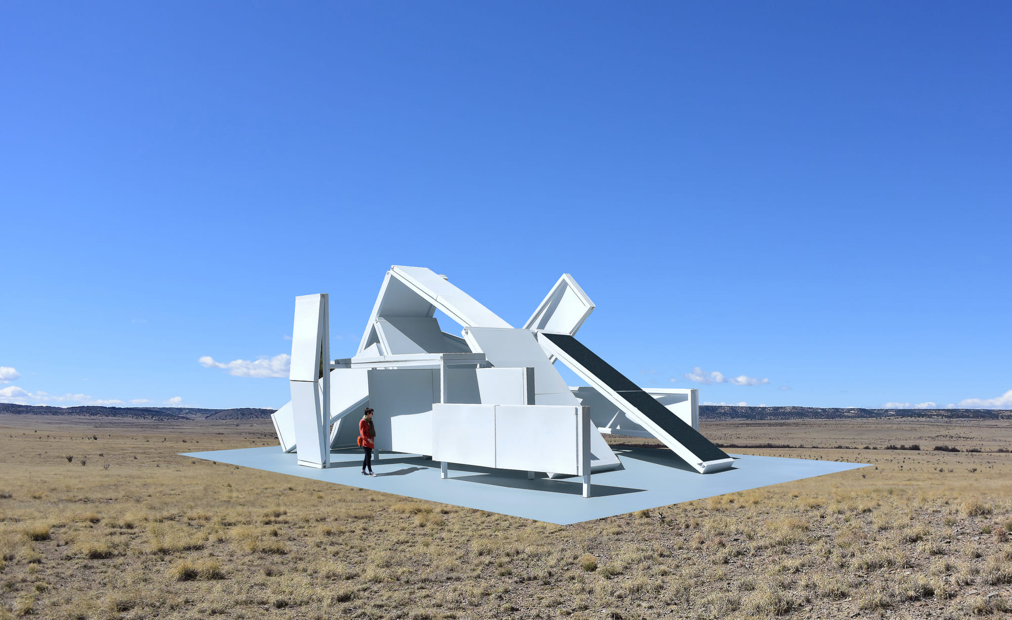 The Interactive Modular Folding Pavilion | michael jantzen | Archinect