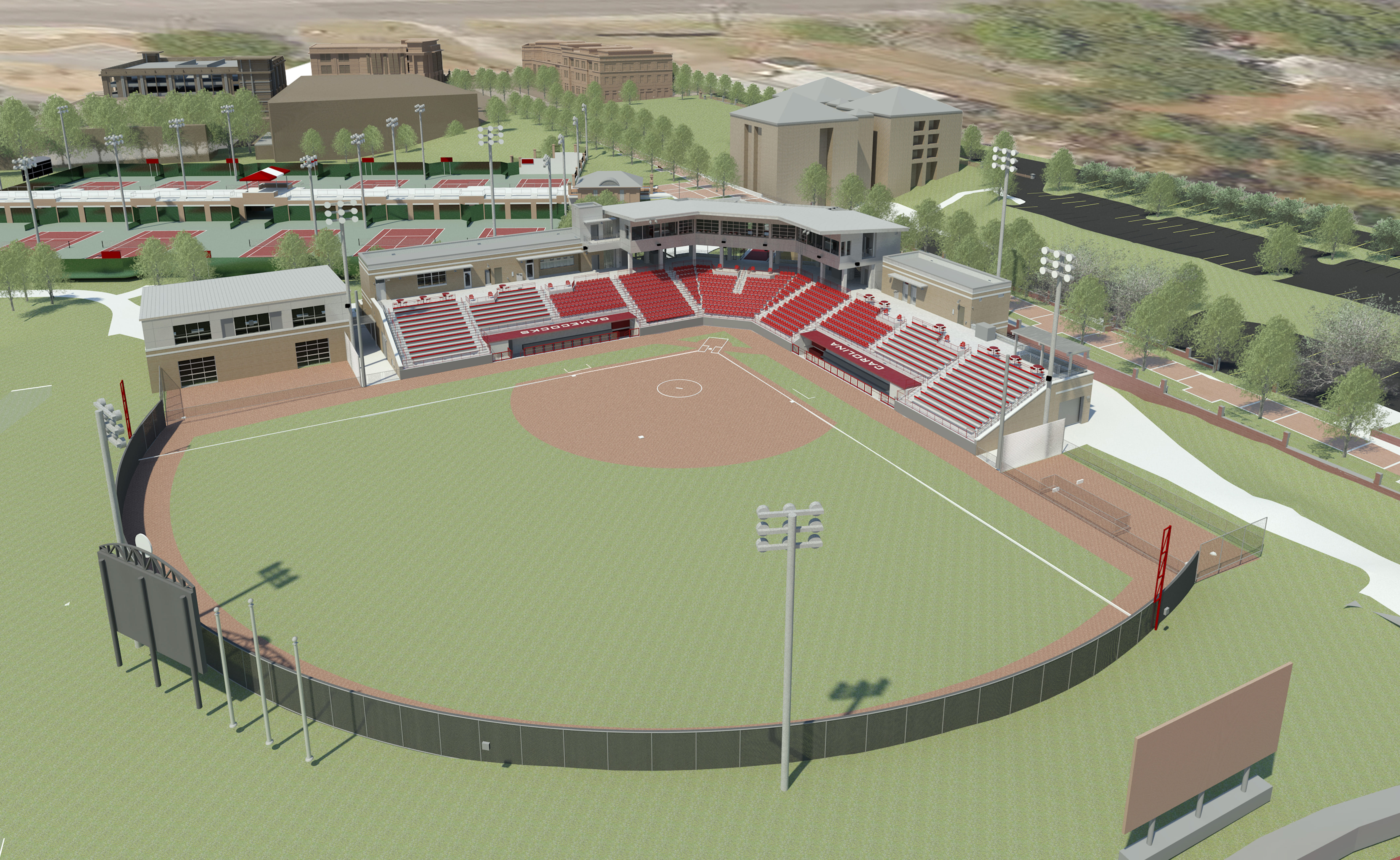 University of South Carolina Softball Stadium | Quackenbush Architects ...
