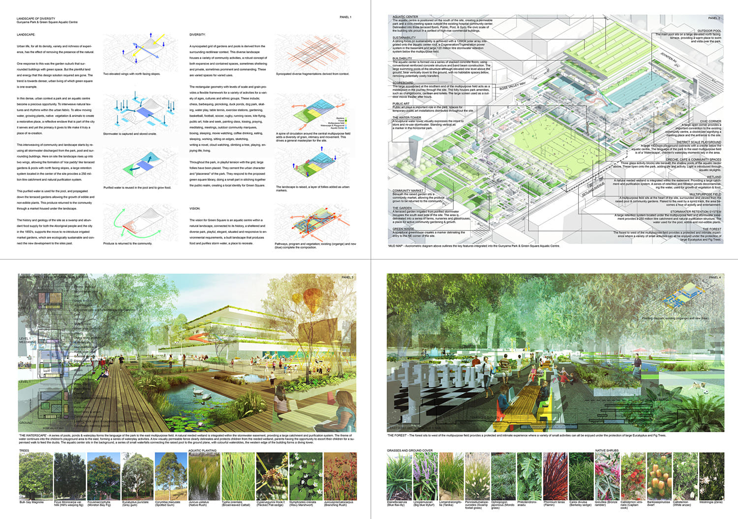 Green Square Design Competition Entry by Lockhart-Krause Architect