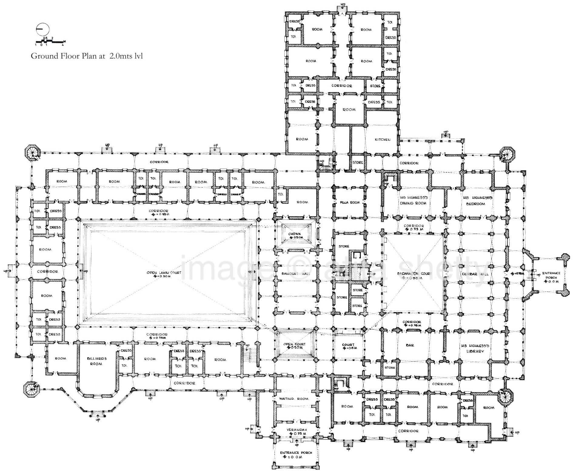 Umed Bhavan Palace - Hand Drawn Documentation | Atita Shetty | Archinect