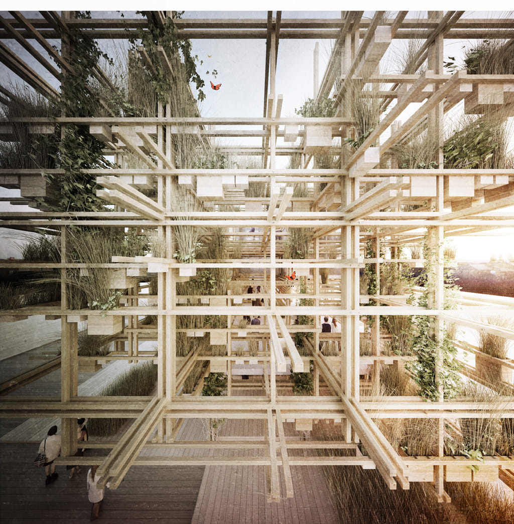 Edible Austrian Pavilion for 2015 Milan Expo by penda & Alex Daxböck ...