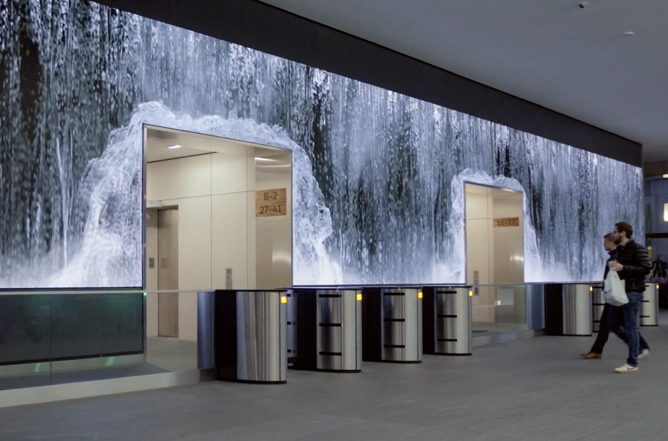 Check out this stunning 108 feet long video wall by Obscura Digital ...