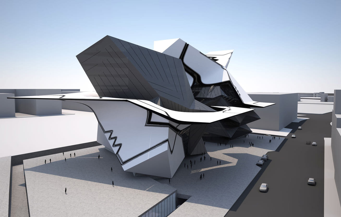 Taichung City Cultural Center Entry by Tom Wiscombe Design